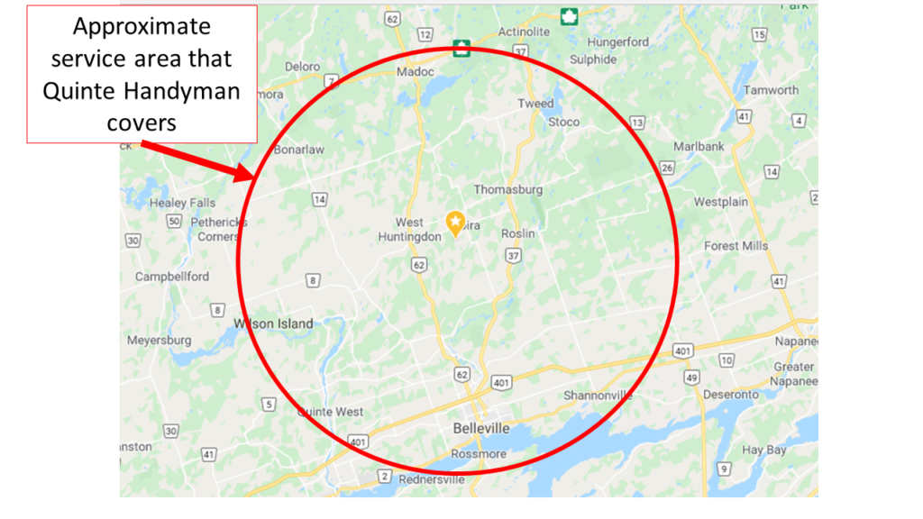 Service Areas | Quinte Handyman